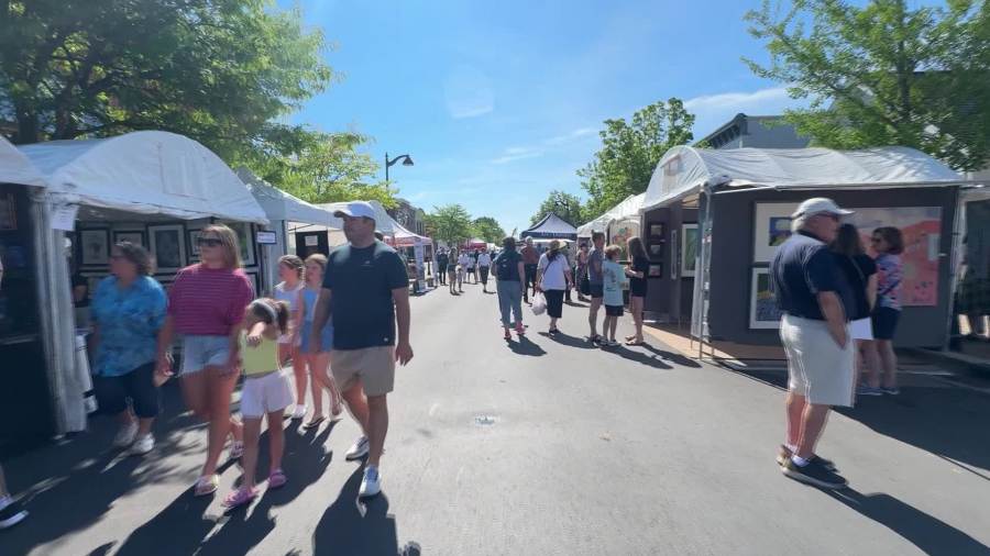 Artists gather for first-ever East Grand Rapids Fine Arts Fair