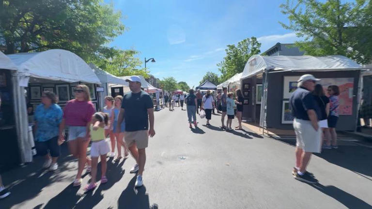 Artists gather for first-ever East Grand Rapids Fine Art Fair