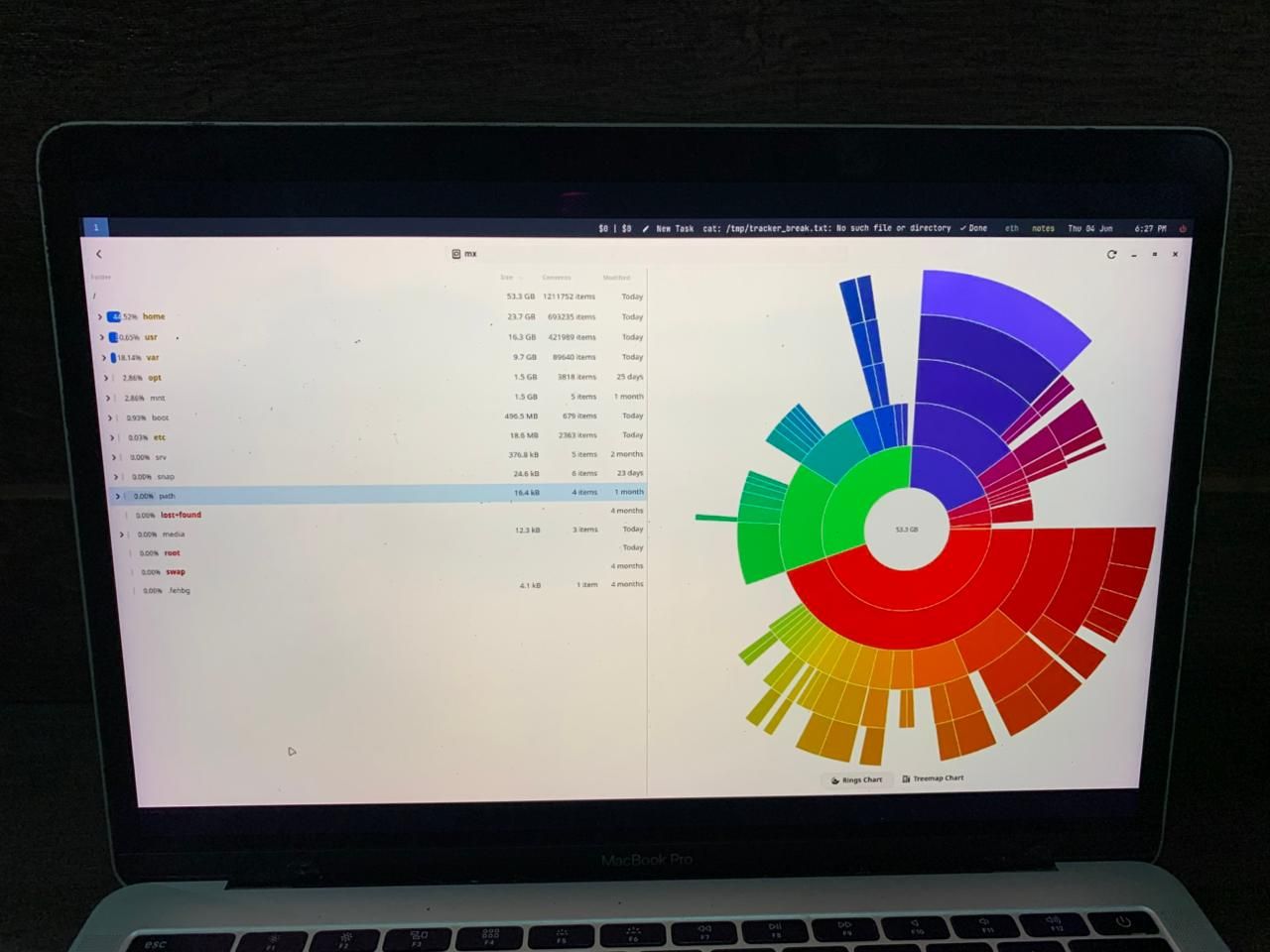 I ran out of storage on my Linux machine and these 2 tools fixed it fast