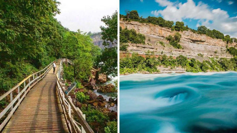 This quarter-mile boardwalk near Toronto takes you through a gorge with ...