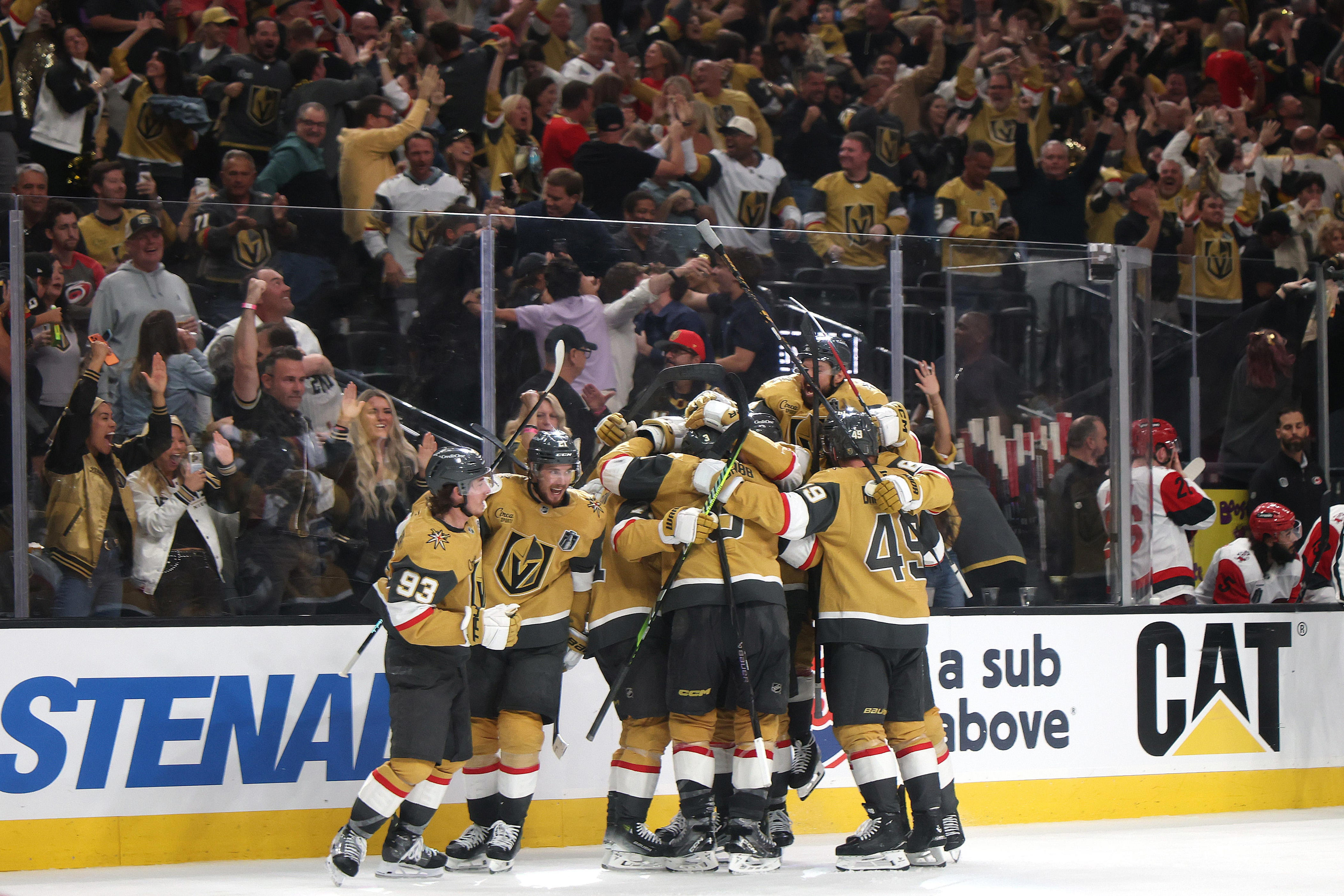 Hurricanes-Golden Knights double-OT thriller ends on bizarre Shea ...