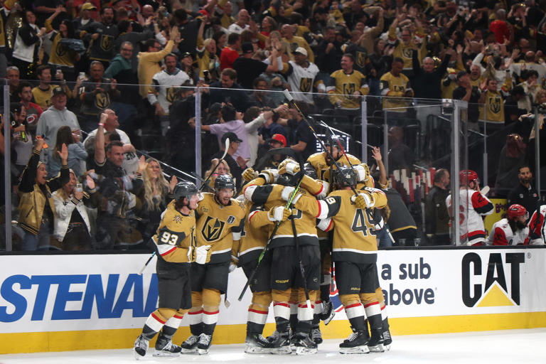 Hurricanes-Golden Knights double-OT thriller ends on bizarre Shea ...