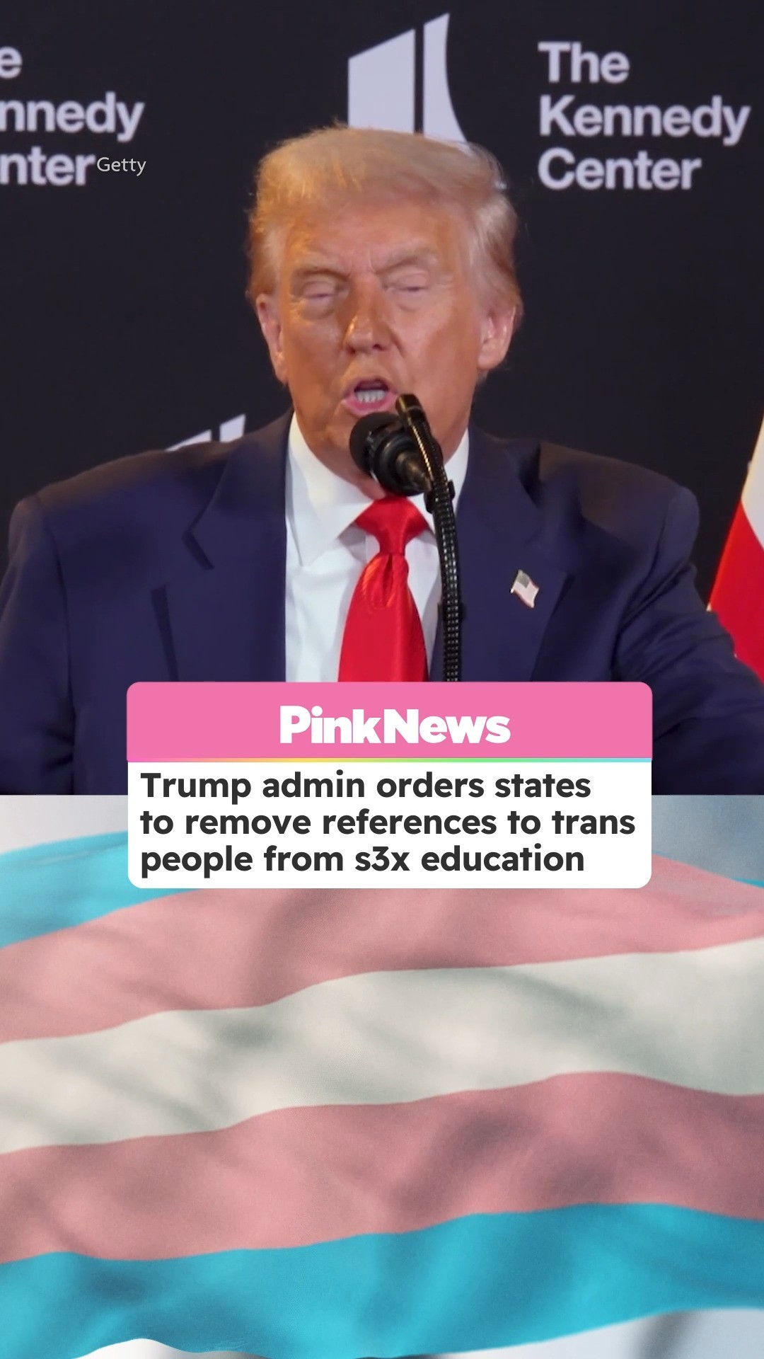 Trump admin cuts sex ed funding for states mentioning transgender people