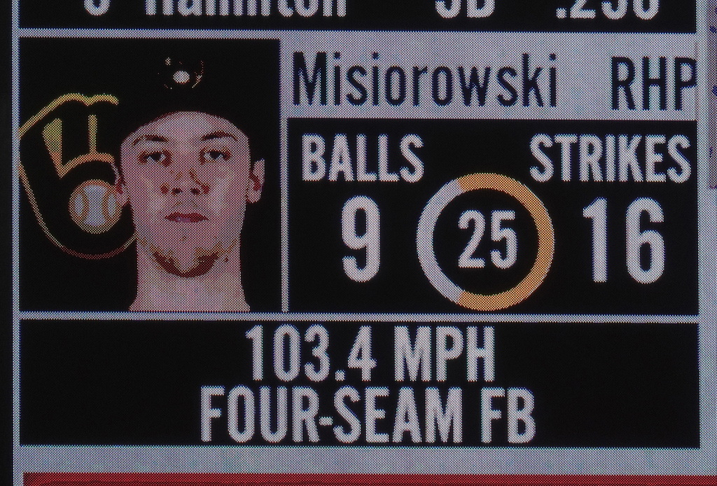 Jacob Misiorowski throws 103.7 mph pitch, fastest by a starter since ...