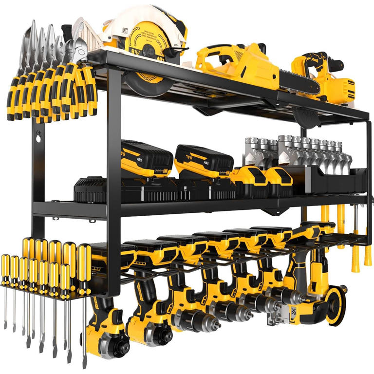Amazon has a 'very sturdy' power tool organizer on sale for just $40