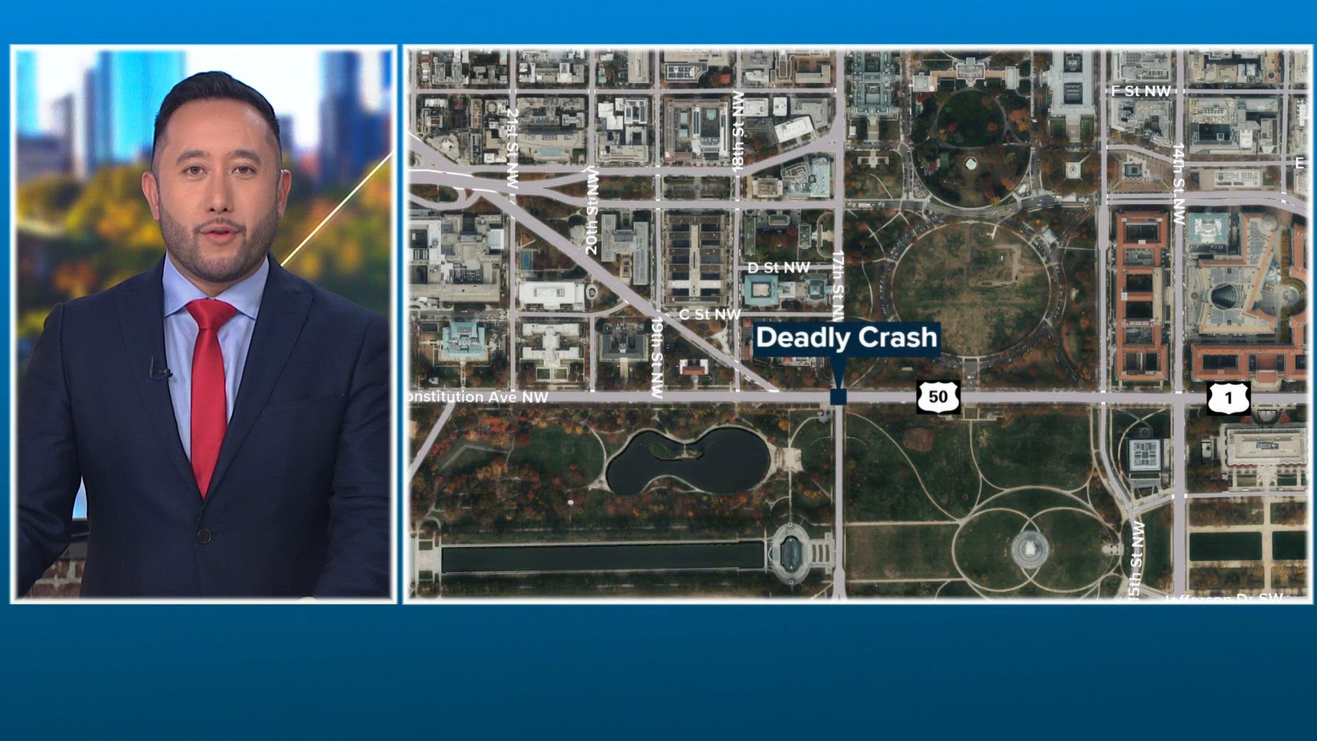 Deadly crash near White House leaves passenger killed, driver in custody