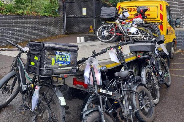 Police seize dozens of illegal electric two-wheelers in major Oxford ...