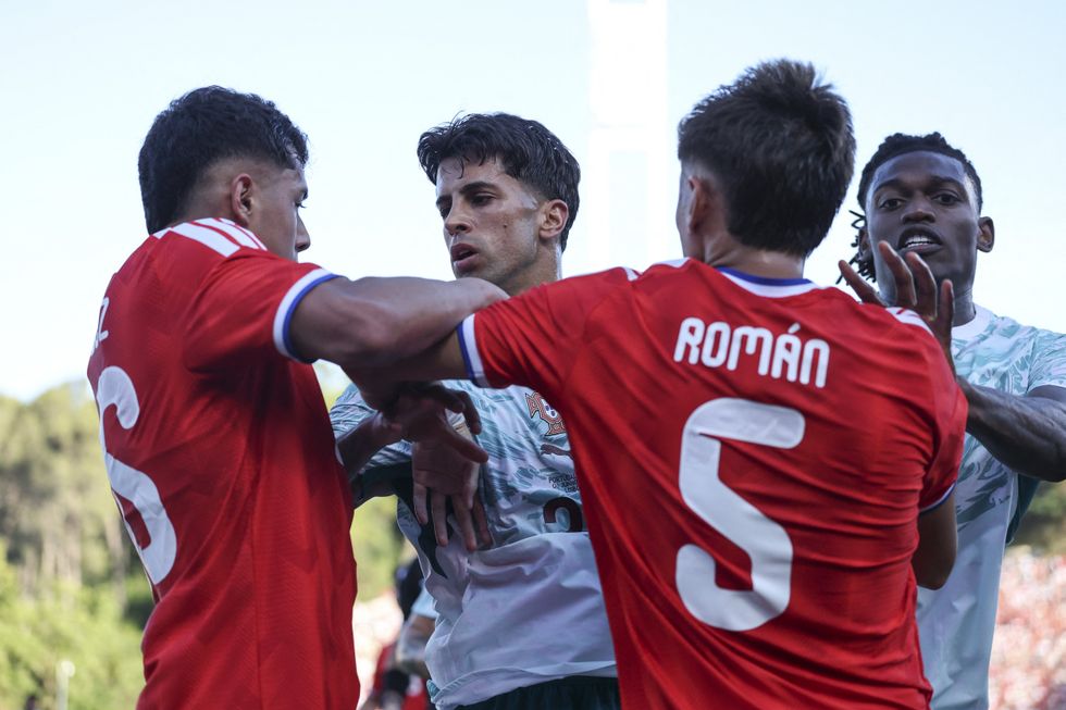 Portugal star sent off for striking opponent in World Cup warm-up after ...