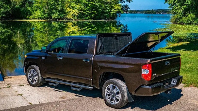 Some tonneau covers will work with tool boxes, but there are downsides too