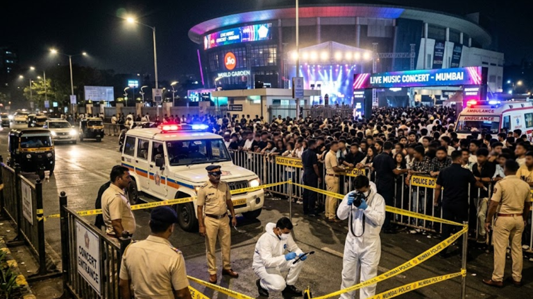 Mumbai man dies during live music concert in NSCI Dome; police probe ...