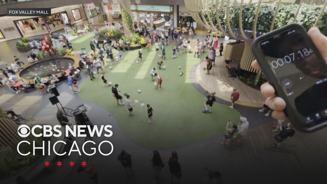 Fox Valley Mall helps set Guinness World Record for soccer ball juggling