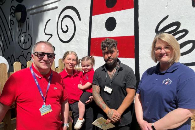 'We worked through wind and rain on new play area that gives hope to ...
