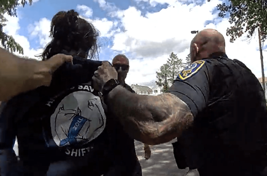 Bodycam footage shows arrest of man who ran from ACI, cut off ankle monitor