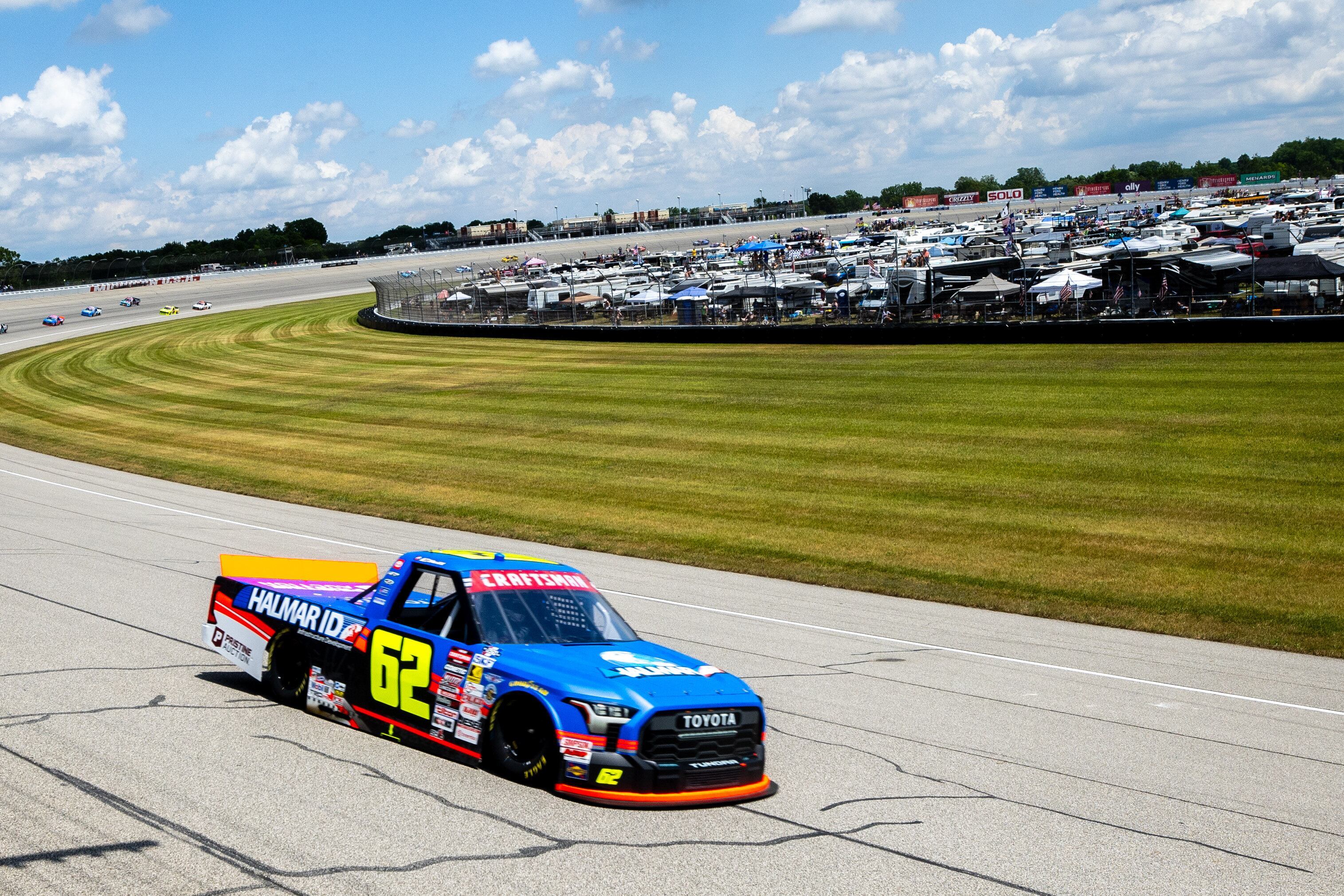 'It just sucks': Michigan NASCAR win slips through Portage driver's fingers