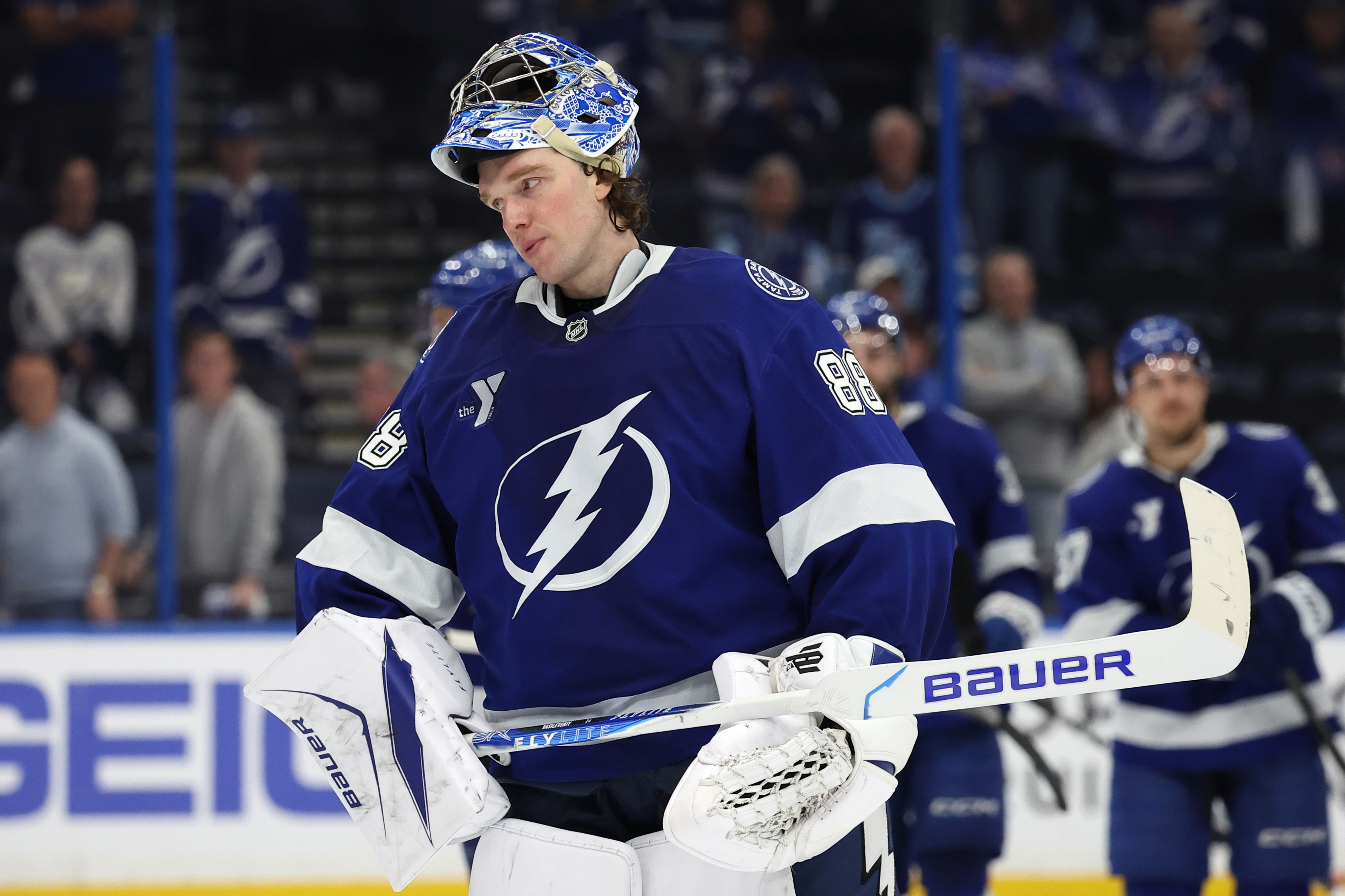 Lightning prank goalie Andrei Vasilevskiy, creatively revealing he won ...