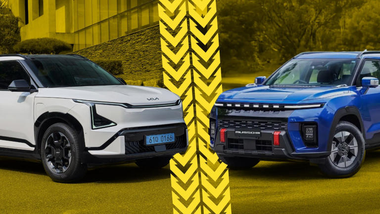 Kia EV5 vs KGM Musso EV, city SUV meets rugged electric pickup