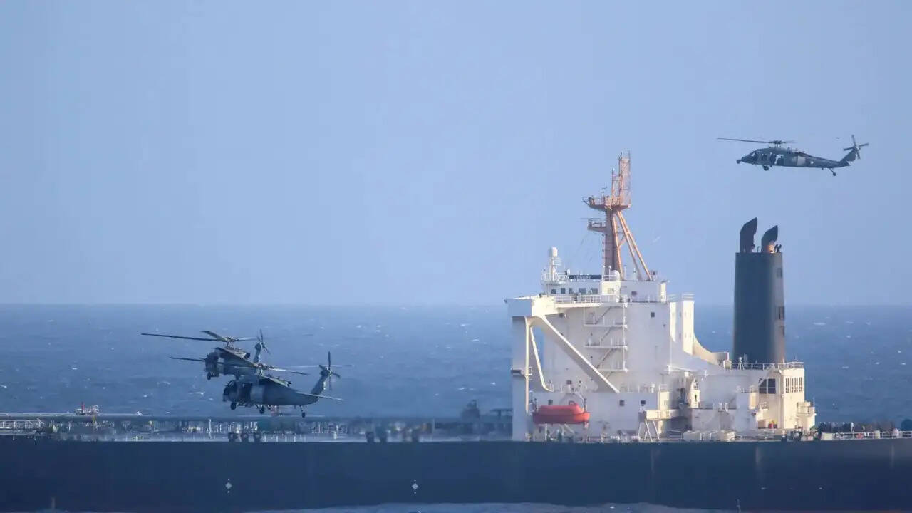 Watch | US forces board sanctioned oil tanker MT Davina in Indian Ocean