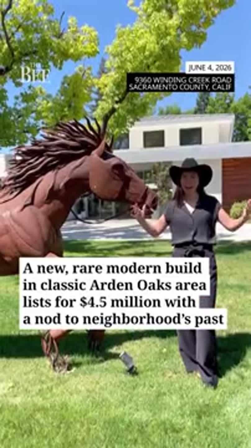 Explore new, rare modern build in Arden Oaks, listed for $4.5 million