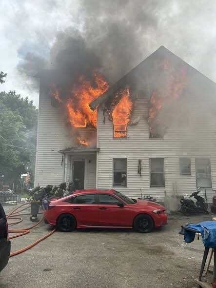 Residents escape through window as fire damages Torrington home