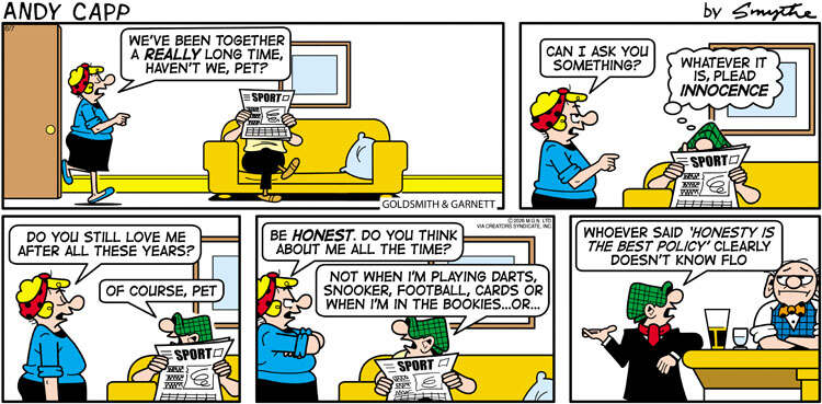 Latest comics publications from Andy Capp on June 8, 2026