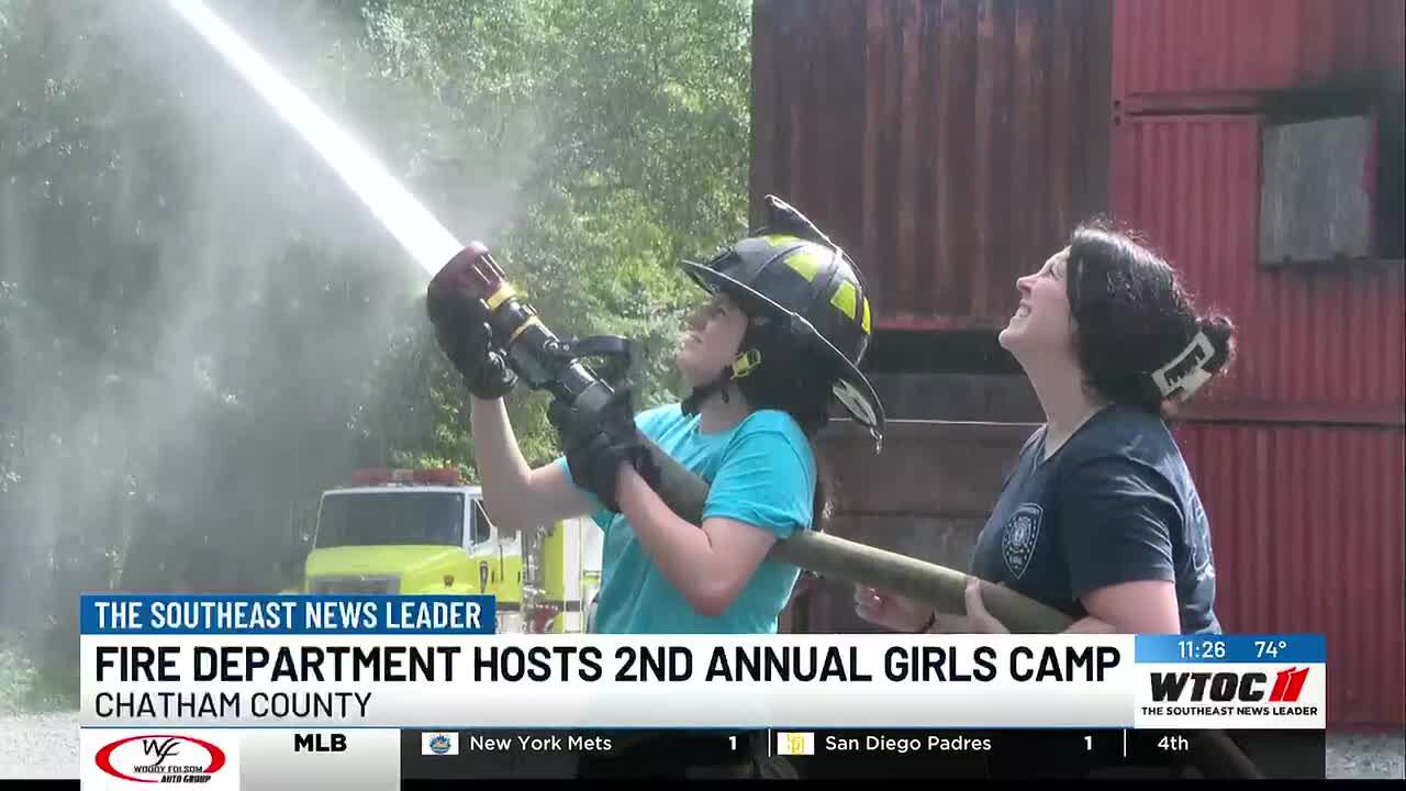 Chatham County fire camp gives high school girls hands-on experience