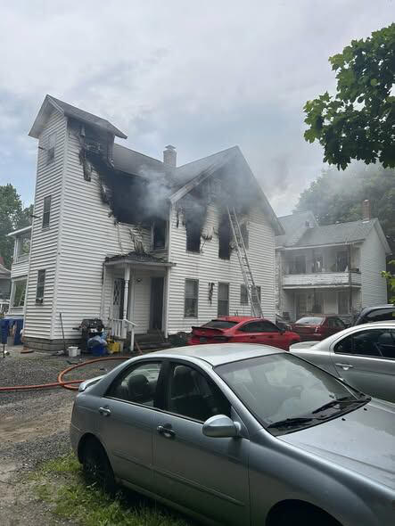 Residents escape through window as fire damages Torrington home