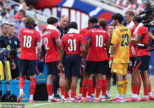 England cope with US heat and avoid injury on poor pitch as fans begin ...