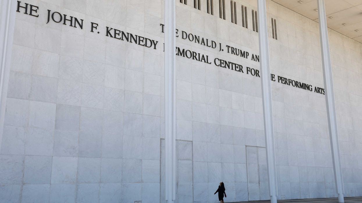 Trump's name erased from online logo for Kennedy Center