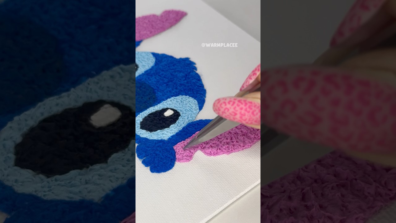 Cute textured stitch💙