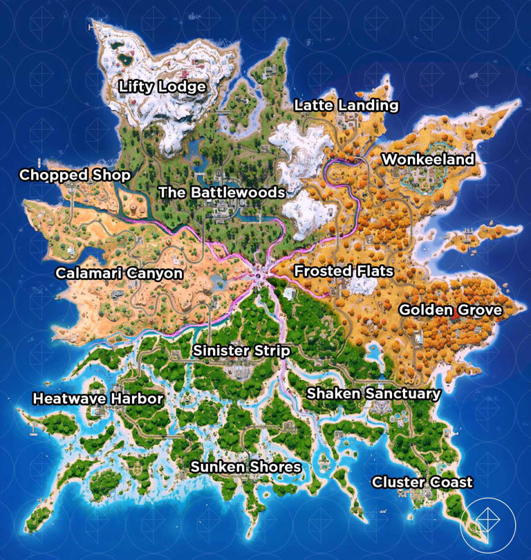 Fortnite Chapter 7 Season 3 map and loot pool changes