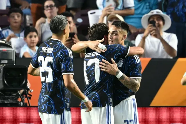 Argentina, sin Messi, afina para el Mundial: victoria contra Honduras ...