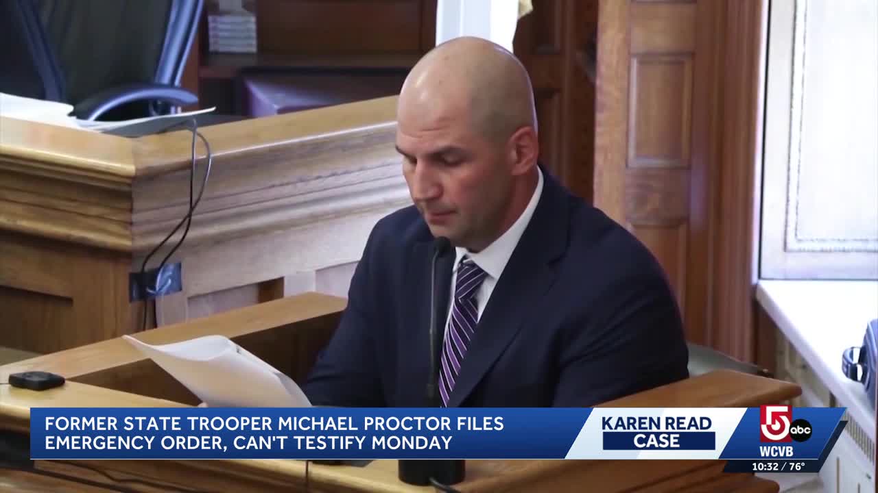 Former Massachusetts State Police trooper Michael Proctor files ...