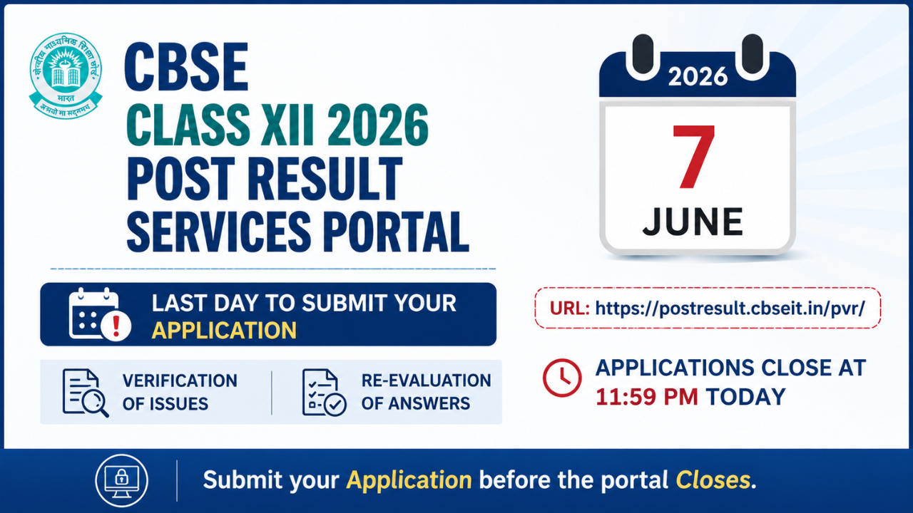 CBSE issues final reminder: Class 12 re-evaluation, verification window ...