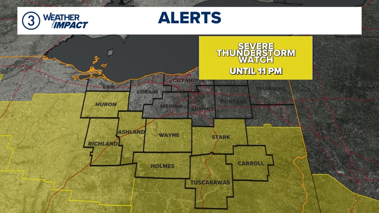Severe thunderstorm warning, severe thunderstorm watch issued for ...