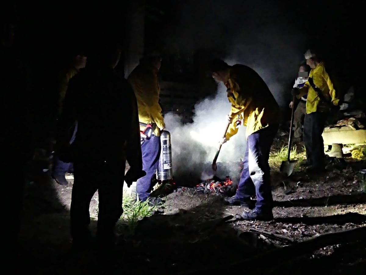 Homeless camp fire extinguished off Fort Eddy Road in Concord: Video