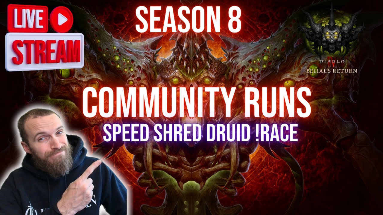 Race | Community runs | Companion druid | #diablopartner