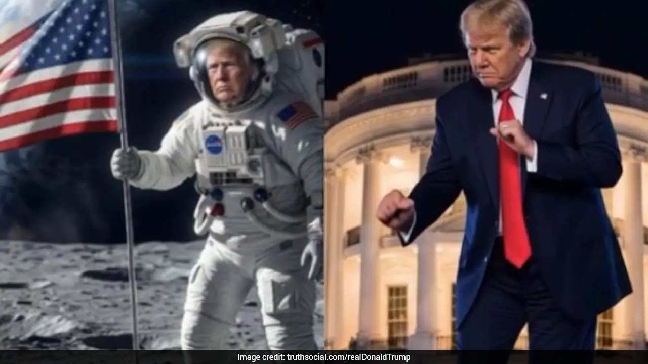 'Donald, Donald Trump': Trump posts AI music video praising himself