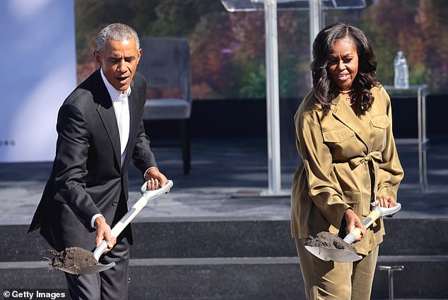 Trump slams Barack Obama's new presidential library depicting it ...
