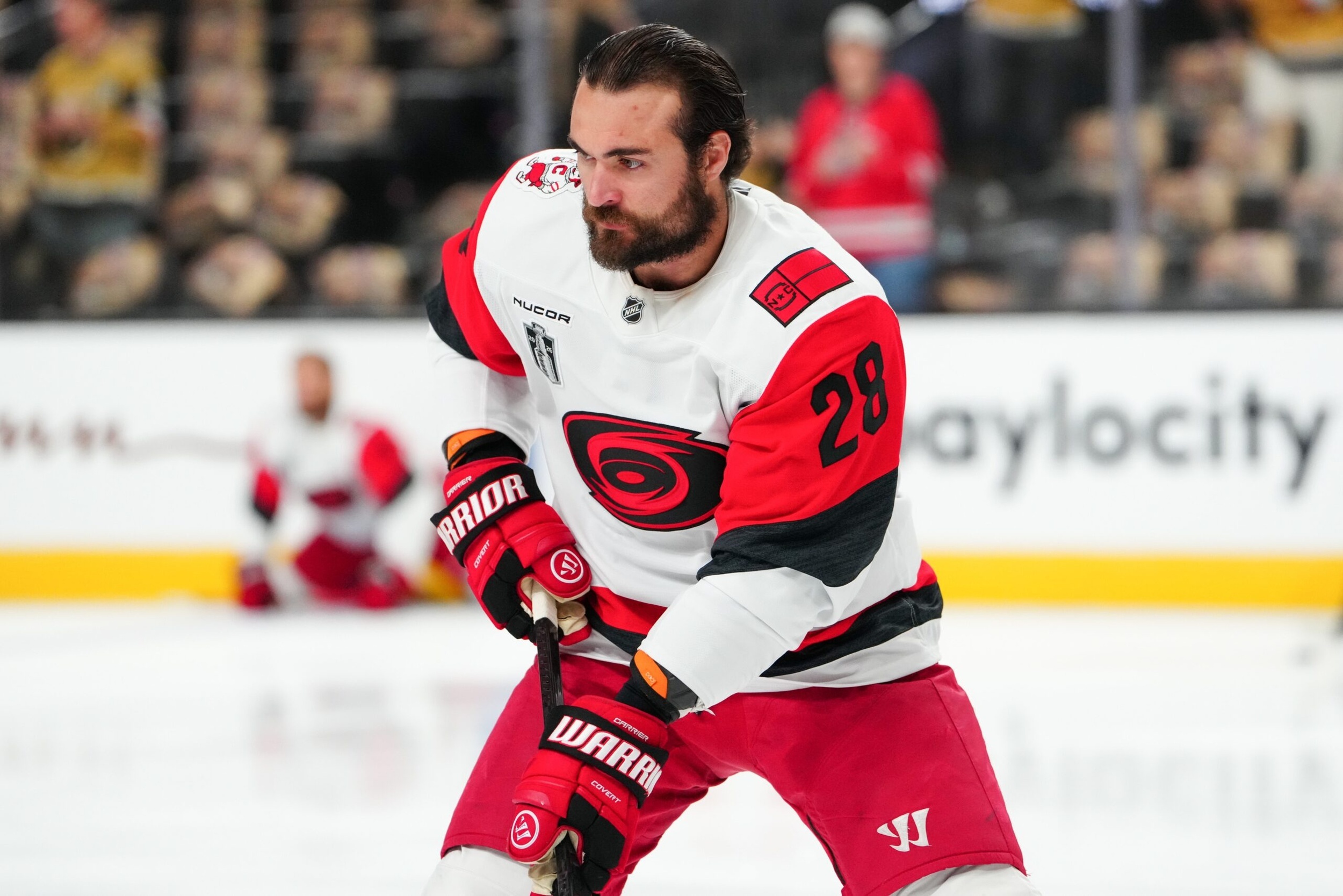 Hurricanes’ William Carrier leaves game with upper-body injury