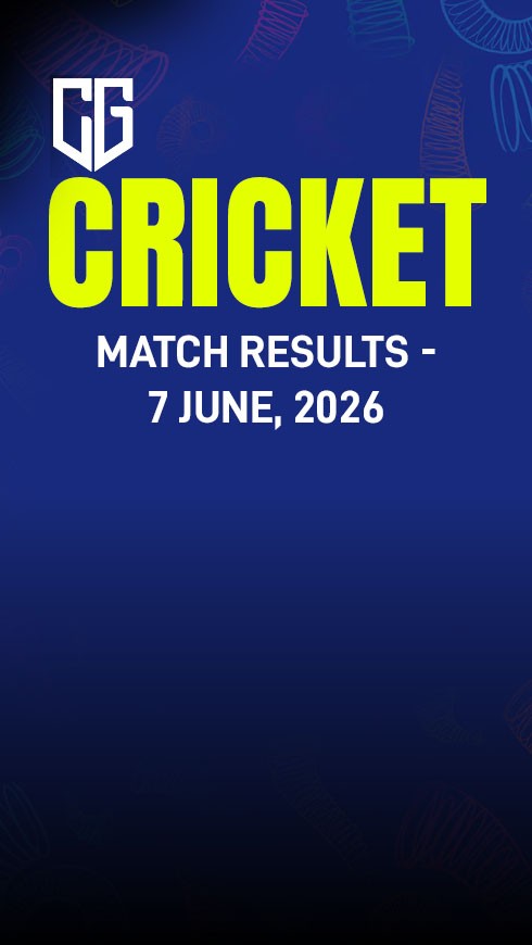 Cricket match results - 6 June, 2026