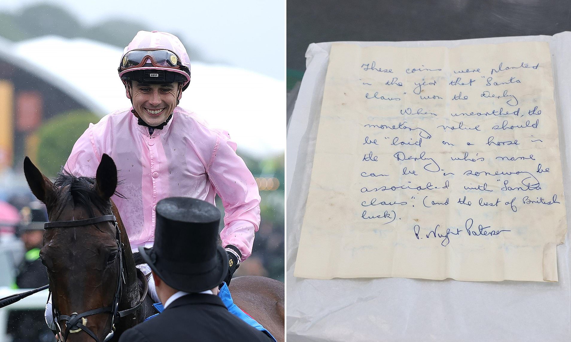 Note in time capsule telling finder to back Christmas-themed Epsom ...