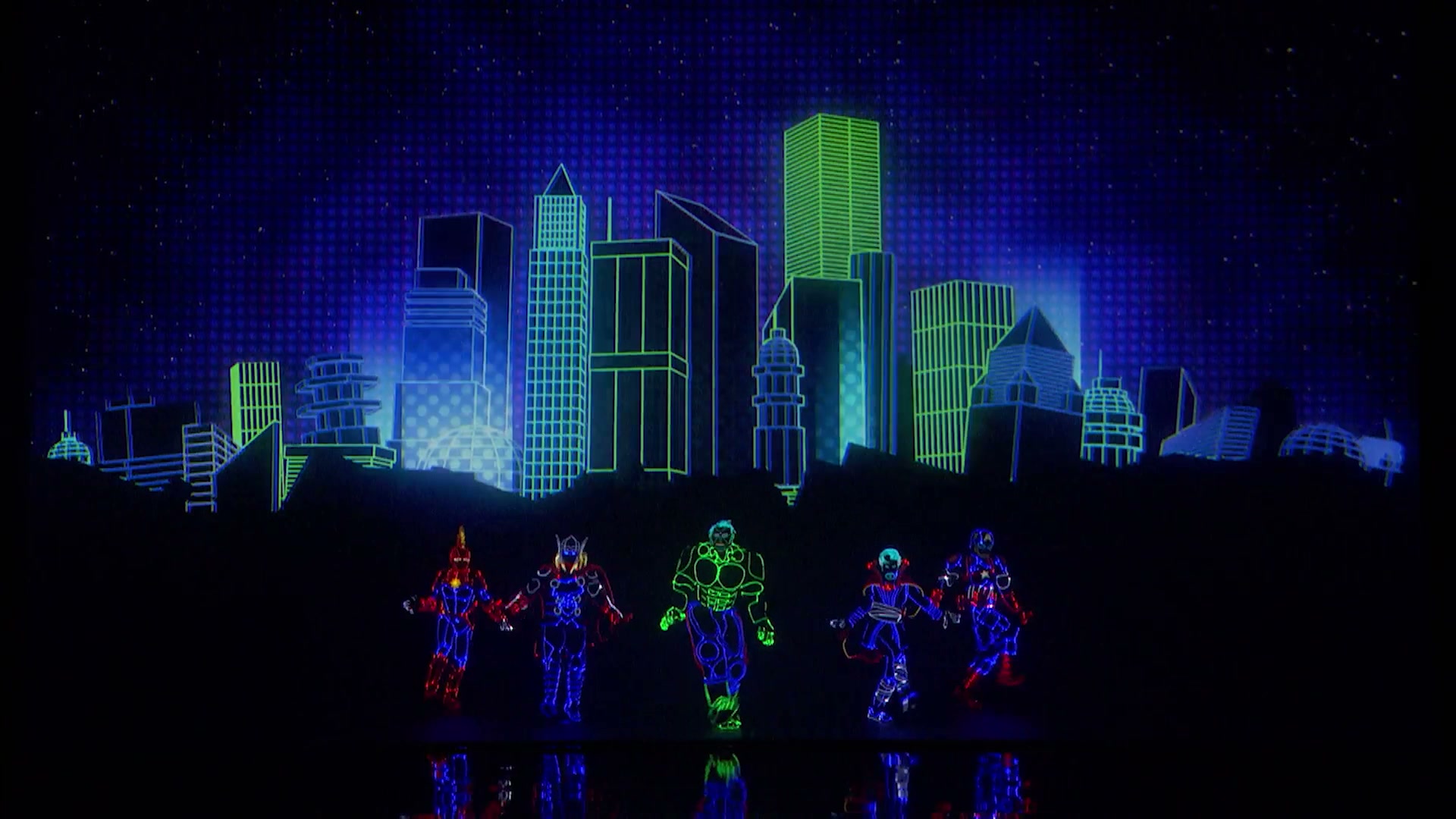 Light Balance Kids light-up dance group