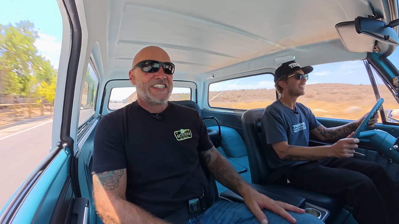 First extreme highway speed driving test of a Chevy Blazer