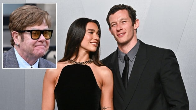 Elton John sang in Palermo Liebeslied für Dua Lipa