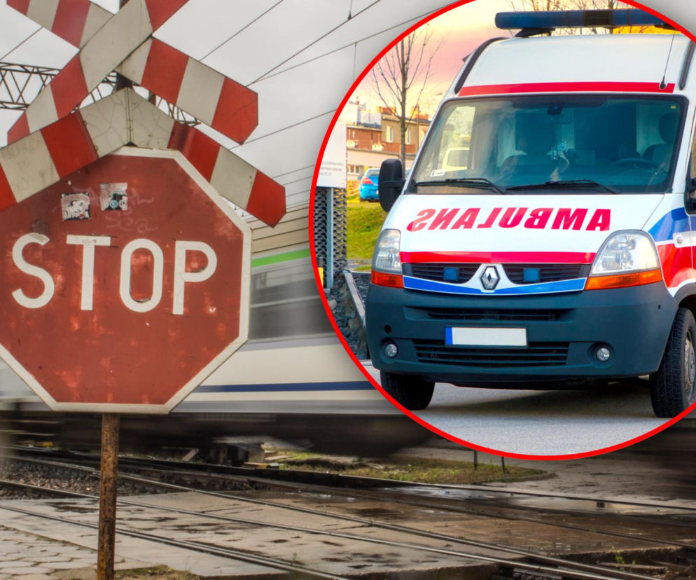 69-latek w porsche wjechał wprost pod pociąg. Skład ciągnął auto przez ...