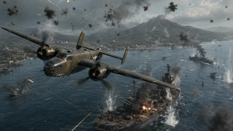 The B-25 pilot who turned back into Rabaul’s guns