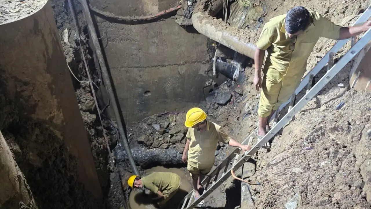 BMC races to repair 1200 mm water pipeline in Kurla; supply hit