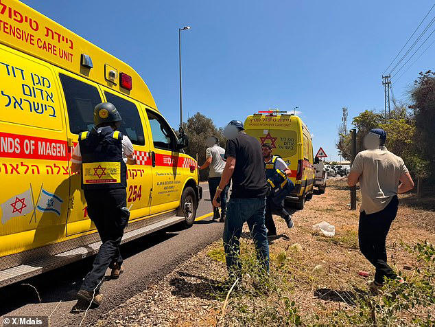 Man, 35, shot dead in Israel attack as police say gunman is 'neutralised'