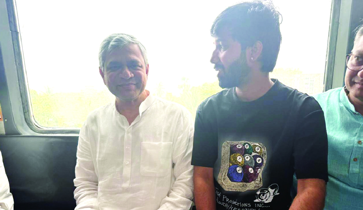 Vaishnaw reviews Kolkata Metro services, interacts with passengers