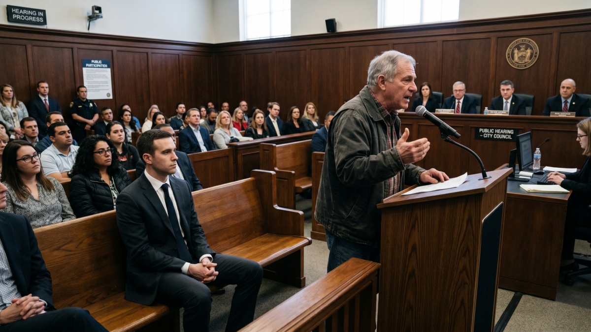 He let his father-in-law speak at the hearing and sat still through all ...